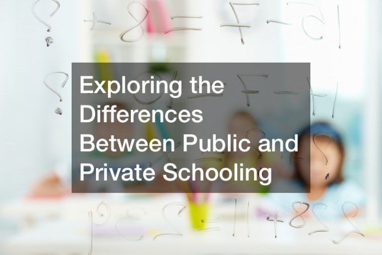 Exploring the Differences Between Public and Private Schooling - E-Library